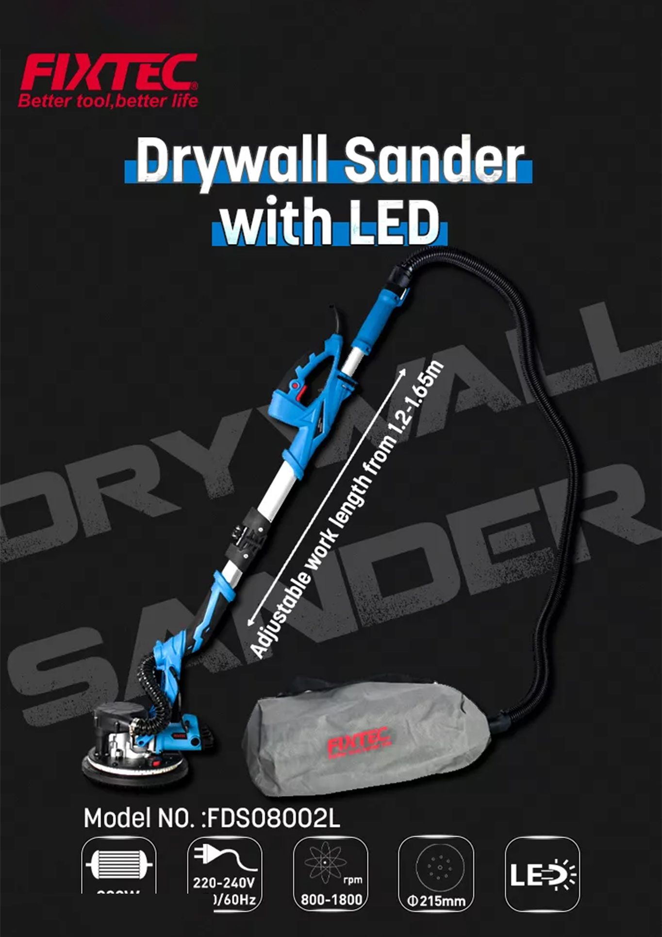 Electric Drywall Sander - Pumps Tech Fiji